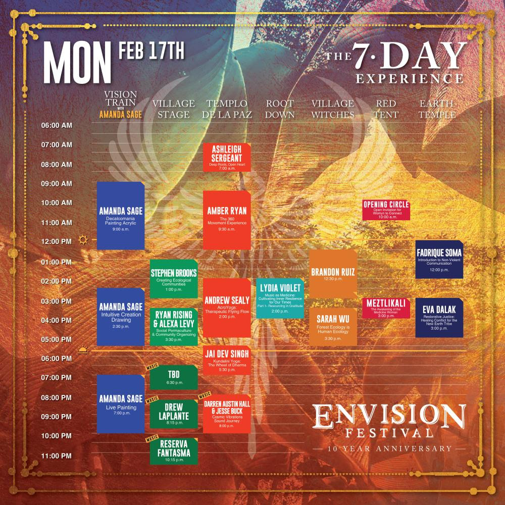Envision releases seven day schedules for 10th anniversary gathering ...