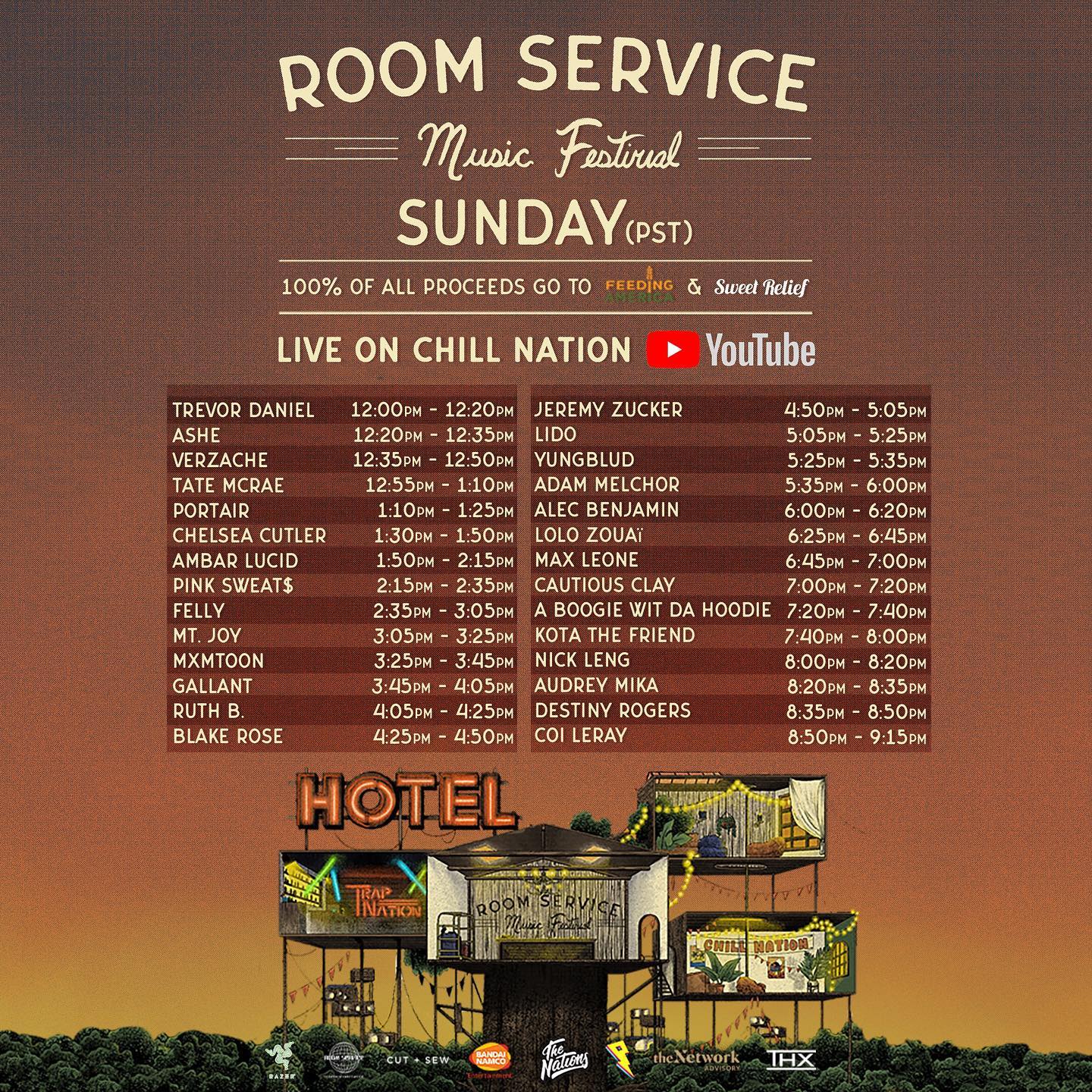 Tune into the final day of Room Service with Two Friends ...